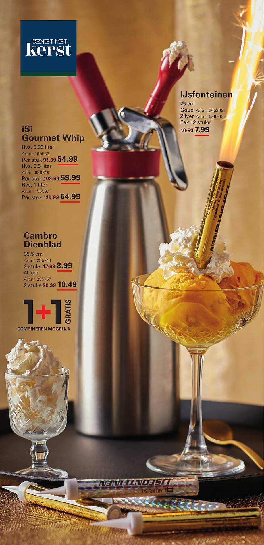 Isi Gourmet Whip Aanbieding bij Sligro - FolderFeest.nl