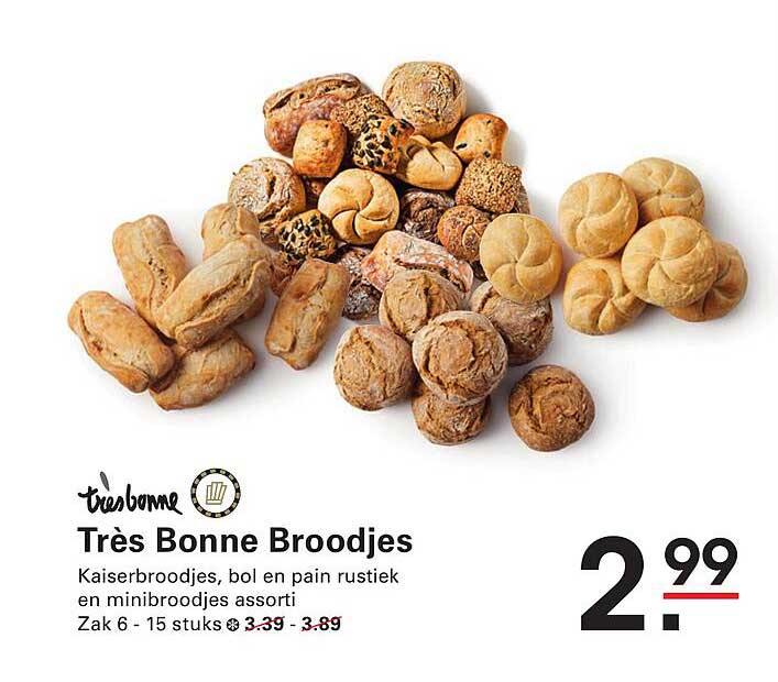 Très Bonne Broodjes Aanbieding bij Sligro - FolderFeest.nl