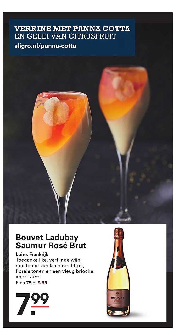 Verrine Met Panna Cotta En Gelei Van Citrusfruit Aanbieding bij Sligro ...
