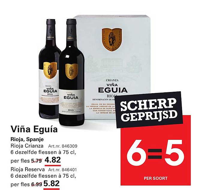 Viña Eguía Aanbieding bij Sligro - FolderFeest.nl