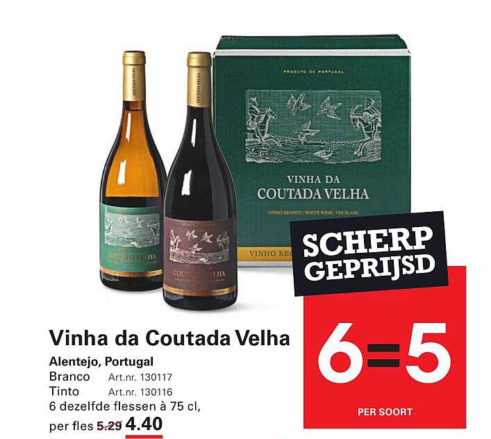Vinha Da Coutada Velha Aanbieding bij Sligro - FolderFeest.nl