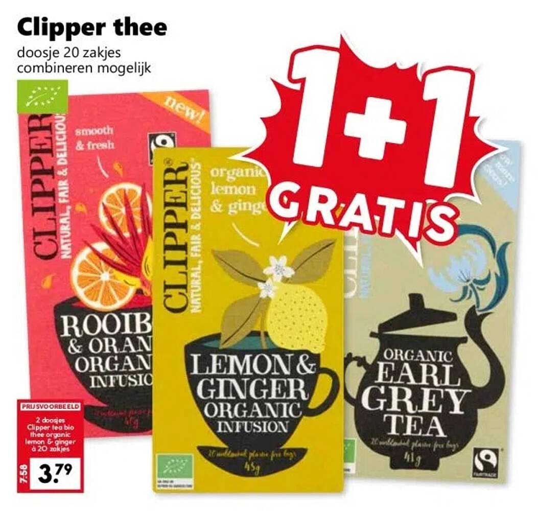 Clipper Thee Aanbieding bij Coop - FolderFeest.nl