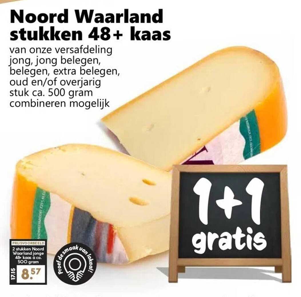 Noord Waalrand Stukken 48+ Kaas Aanbieding bij Coop - FolderFeest.nl