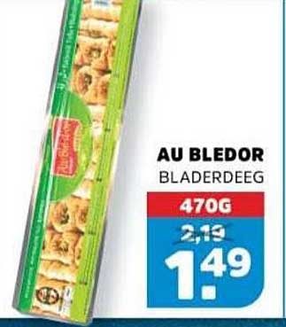 Au Bledor Bladerdeeg Aanbieding bij Sahan Supermarkten - FolderFeest.nl