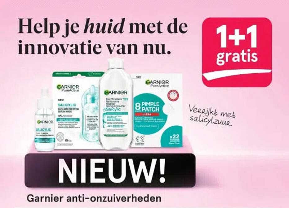 Garnier Anti-Onzuiverheden Aanbieding bij Etos - FolderFeest.nl