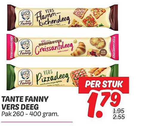 Tante Fanny Vers Deeg Aanbieding bij Dekamarkt - FolderFeest.nl