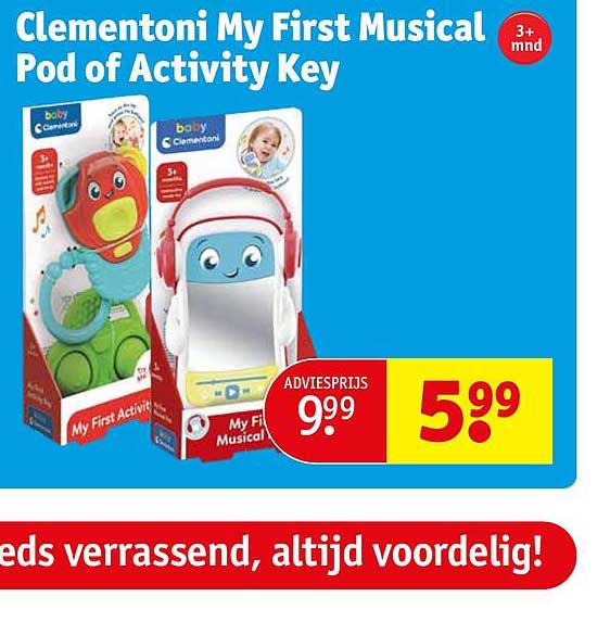 Clementoni My First Musical Pod Of Activity Key Aanbieding bij Kruidvat ...