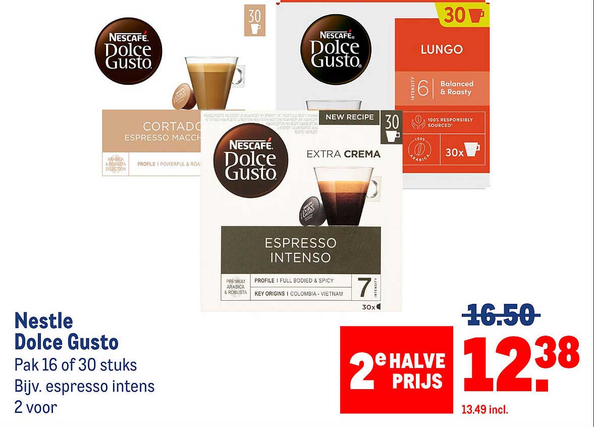 Nestlé Dolce Gusto aanbieding bij Makro