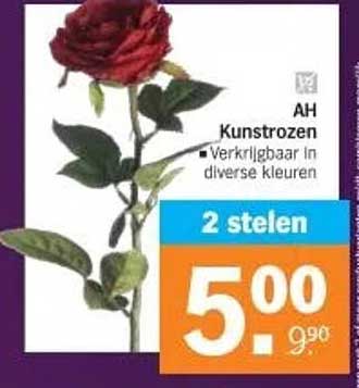 Ah Kunstrozen Aanbieding bij Albert Heijn - FolderFeest.nl