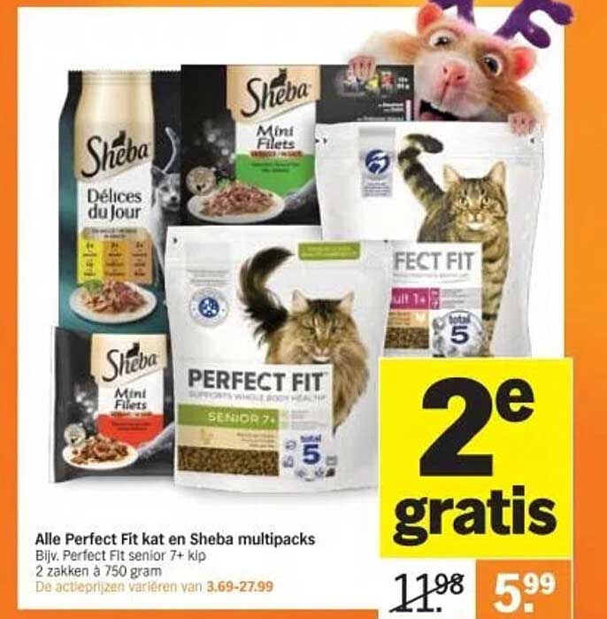 Alle Perfect Fit Kat En Sheba Multipacks Bijv. Perfect Fit Senior 7 ...