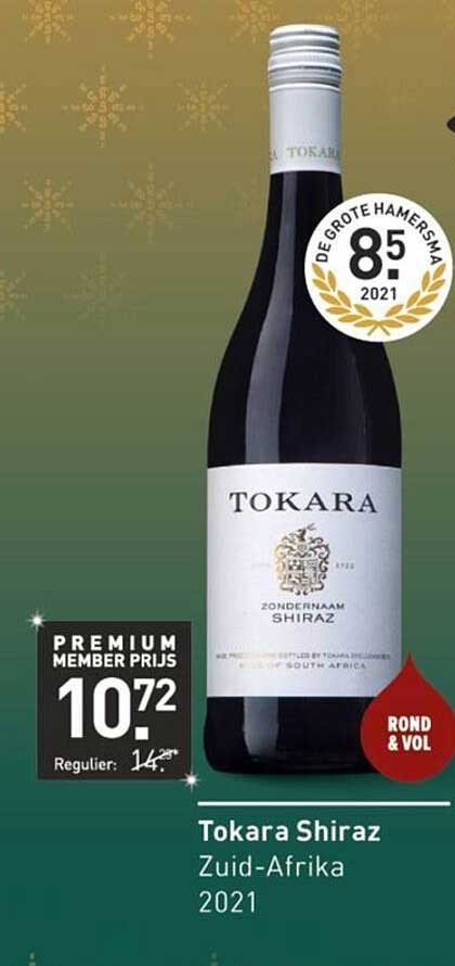 Tokara Shiraz Zuid-Afrika 2021 Aanbieding bij Gall & Gall - FolderFeest.nl