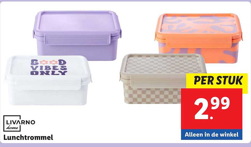 Livarno Home Lunchtrommel aanbieding bij Lidl