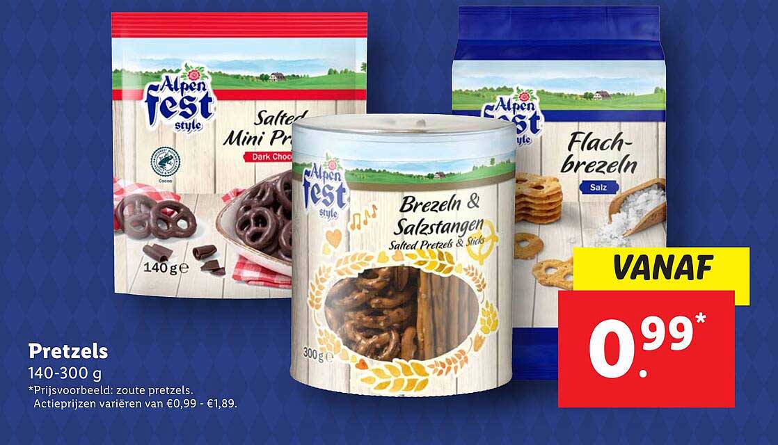 Pretzels Aanbieding bij Lidl - FolderFeest.nl