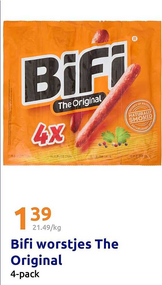 Bifi Worstjes The Original Aanbieding bij Action - FolderFeest.nl