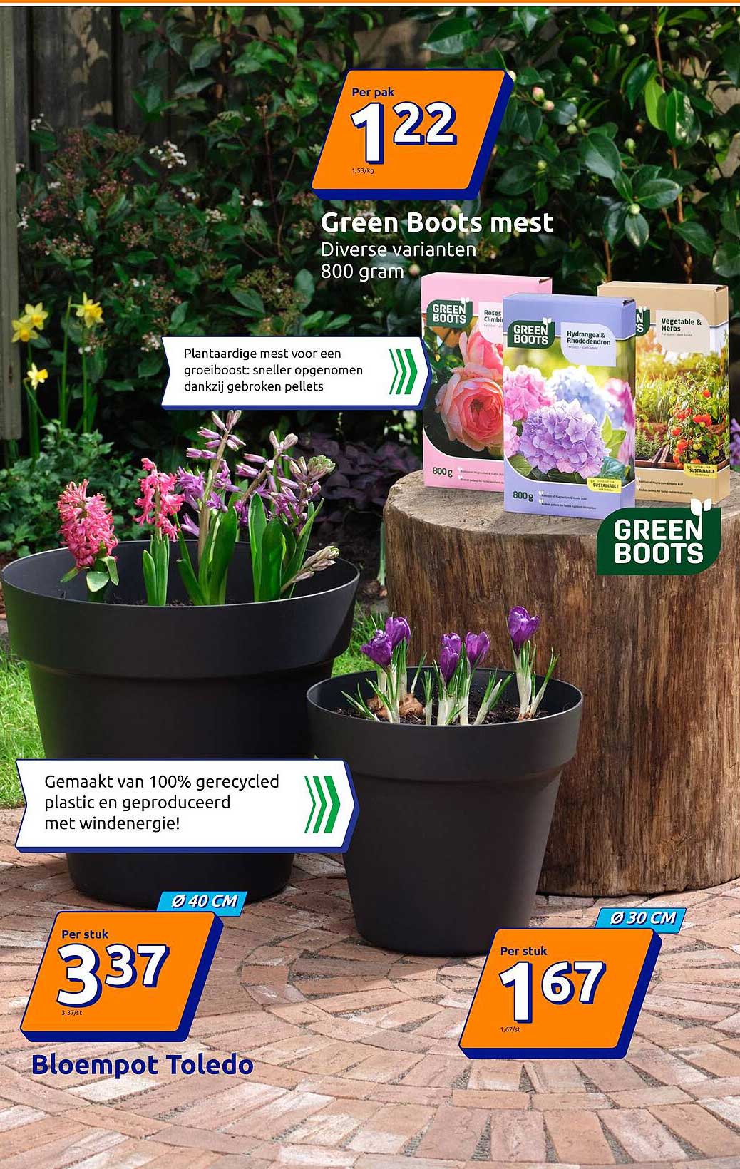 Green Boots Mest Aanbieding bij Action - FolderFeest.nl