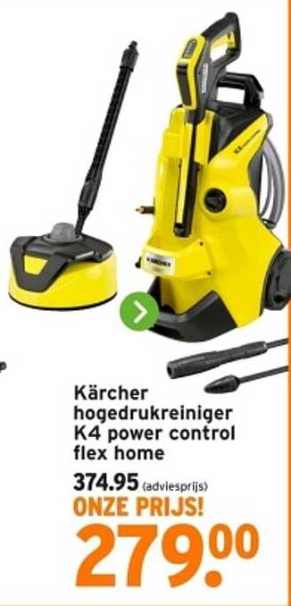 Kärcher Hogedrukreiniger K4 Power Control Flex Home aanbieding bij GAMMA