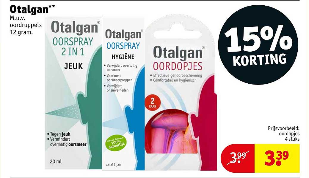 Otalgan** aanbieding bij Kruidvat