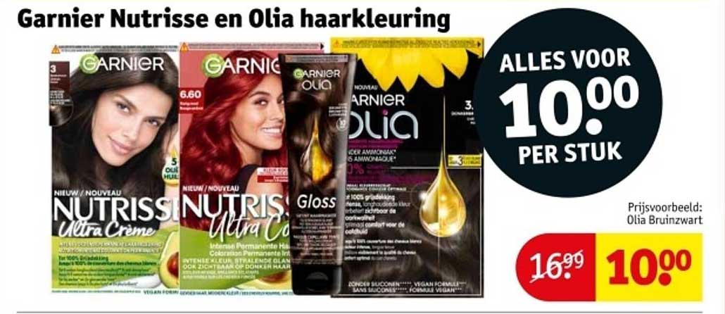 Garnier Nutrisse En Olia Haarkleuring Aanbieding bij Kruidvat ...