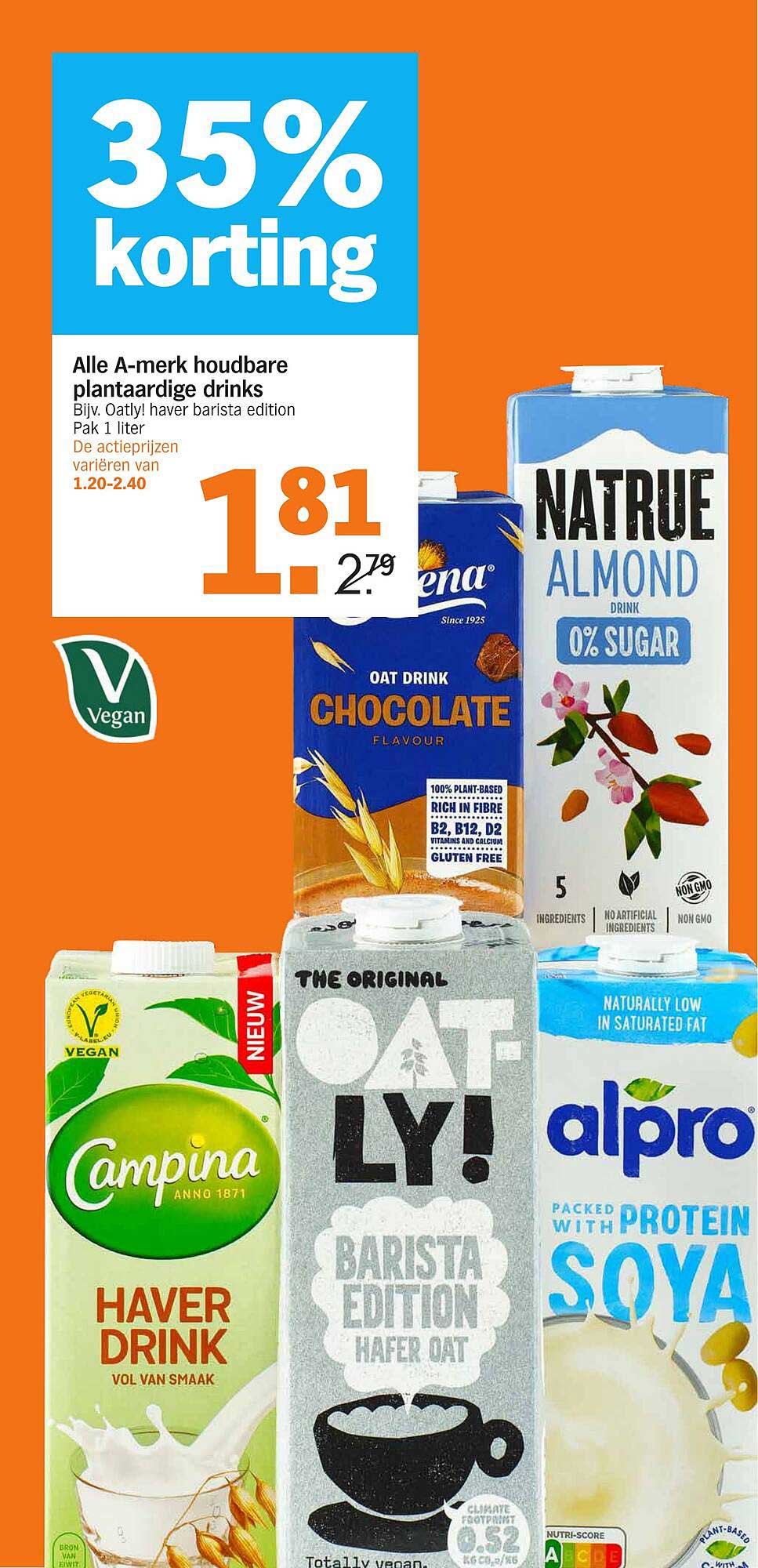 Alle A-Merk Houdbare Plantaardige Drinks Aanbieding bij Albert Heijn ...