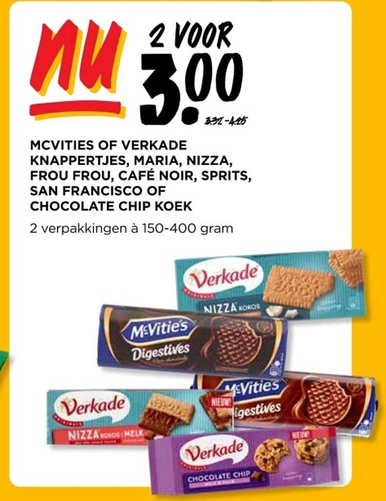 Mcvities Of Verkade Knappertjes, Maria, Nizza, Frou Frou, Café Noir ...
