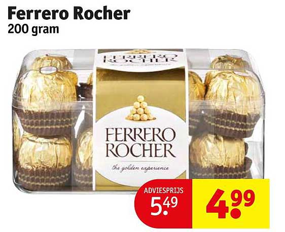 Ferrero Rocher Aanbieding bij Kruidvat - FolderFeest.nl