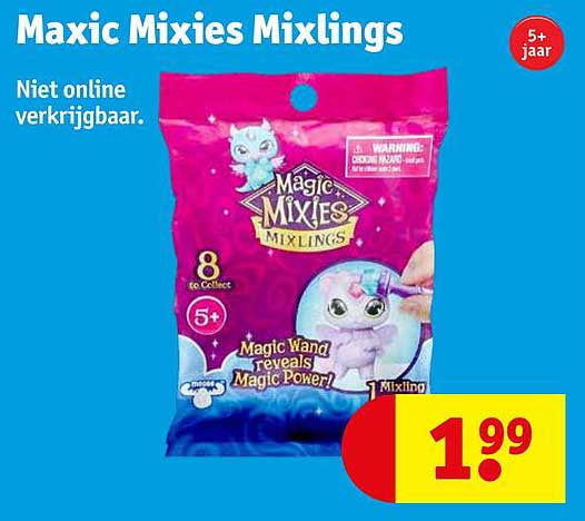 Maxic Mixies Mixlings Aanbieding bij Kruidvat - FolderFeest.nl