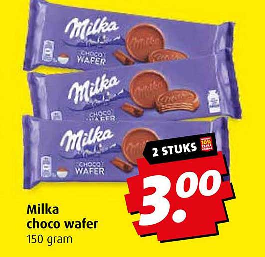 Milka Choco Wafer aanbieding bij Boni