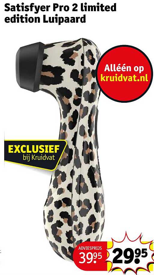 Satisfyer Pro 2 Limited Edition Luipaard aanbieding bij Kruidvat