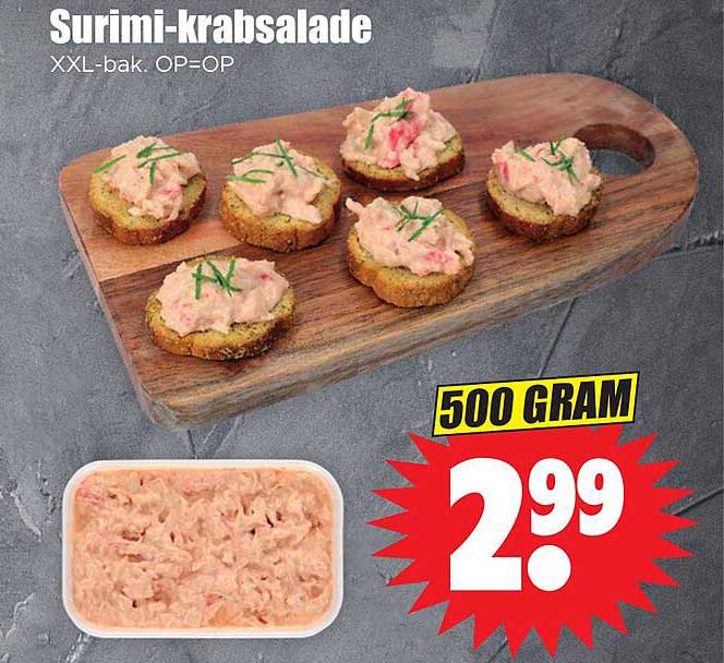 Surimi-Krab Salade aanbieding bij Dirk