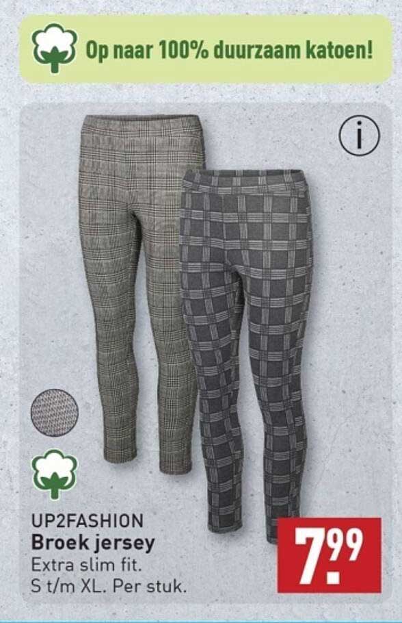 Up2Fashion Broek Jersey aanbieding bij ALDI