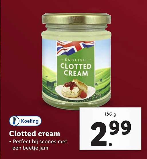 Clotted Cream aanbieding bij Lidl