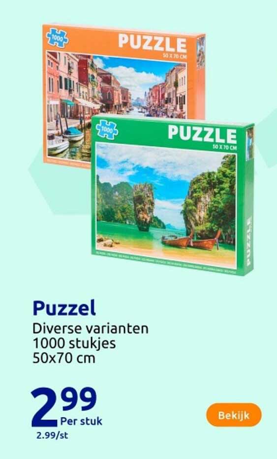 Puzzel Aanbieding bij Action - FolderFeest.nl