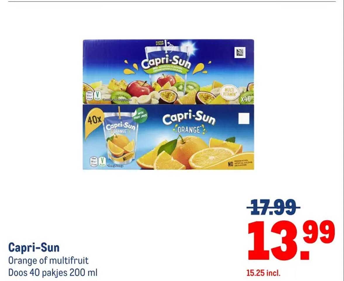 Capri-Sun aanbieding bij Makro