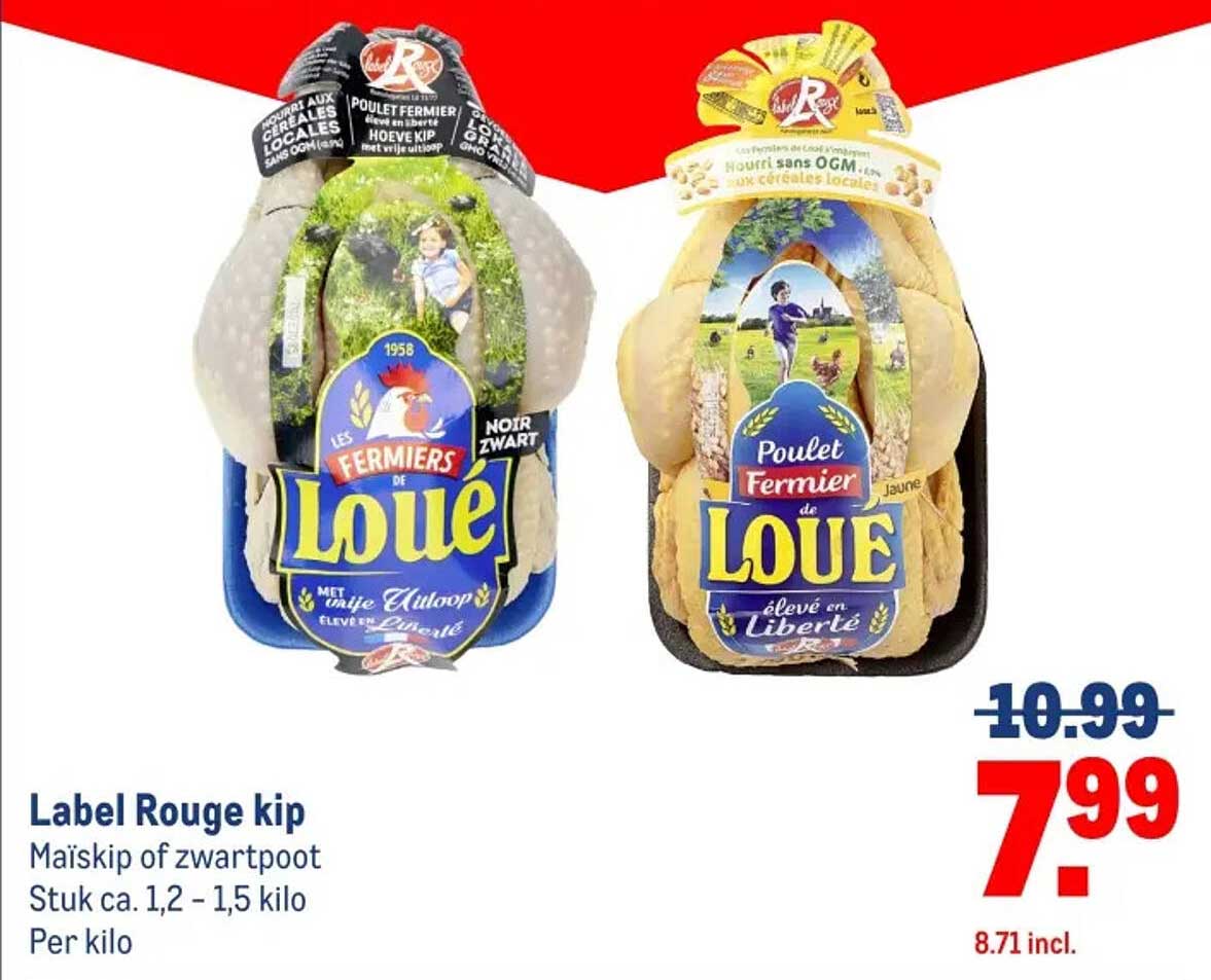 Label Rouge Kip aanbieding bij Makro