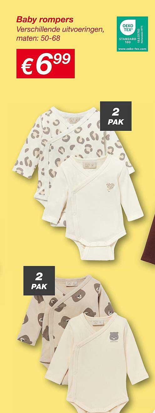 Baby Rompers Aanbieding bij KiK - FolderFeest.nl