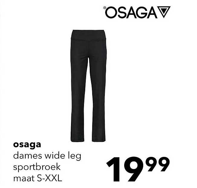 Dames Wide Leg Sportbroek Aanbieding bij Scapino - FolderFeest.nl