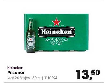 Heineken Pilsener Aanbieding bij HANOS - FolderFeest.nl