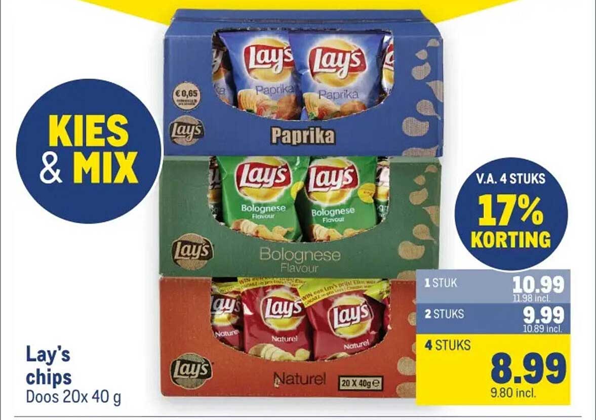 Lay's Chips Aanbieding bij Makro - FolderFeest.nl