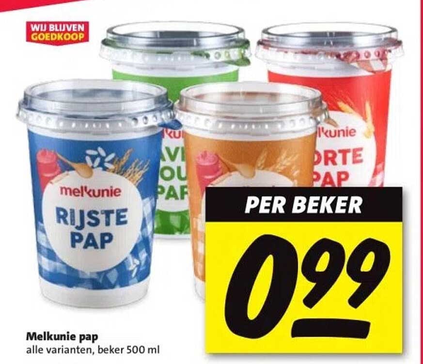 Melkunie Pap Aanbieding bij Nettorama - FolderFeest.nl