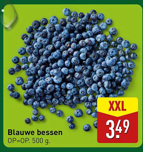 Blauwe Bessen aanbieding bij ALDI