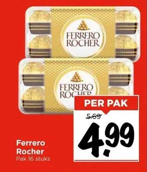 Ferrero Rocher Aanbieding bij Vomar - FolderFeest.nl