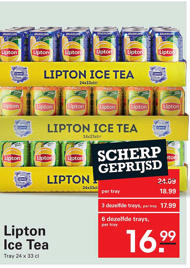 Lipton Ice Tea Tray Aanbieding bij Makro - FolderFeest.nl