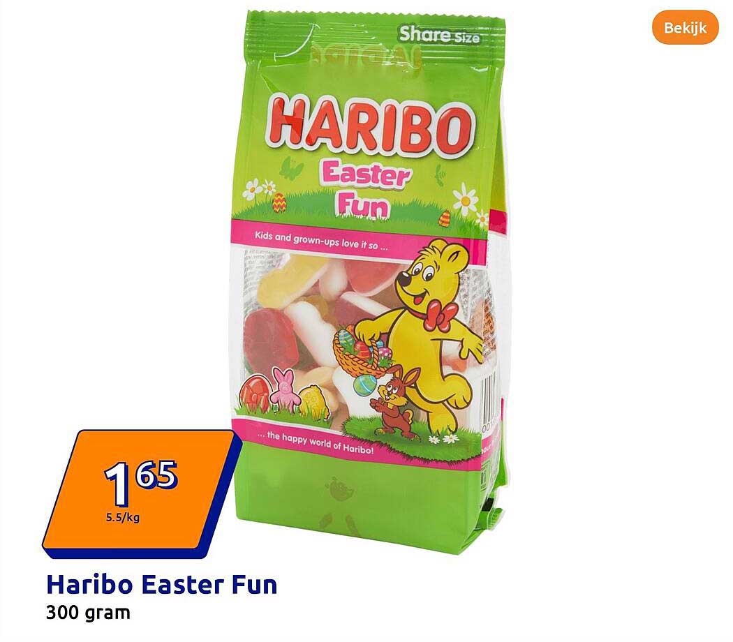 Haribo Easter Fun aanbieding bij Action