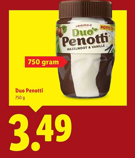 Duo Penotti Aanbieding bij Lidl - FolderFeest.nl
