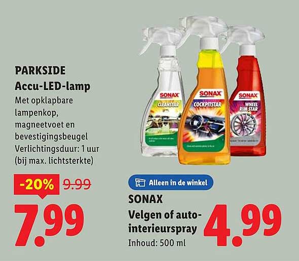 Parkside Accu-Led-Lamp Aanbieding bij Lidl - FolderFeest.nl