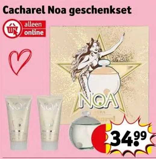 Cacharel Noa Geschenkset aanbieding bij Kruidvat