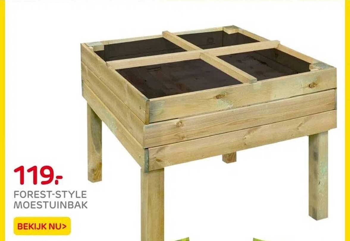Forest-Style Moestuinbak Aanbieding bij Praxis - FolderFeest.nl