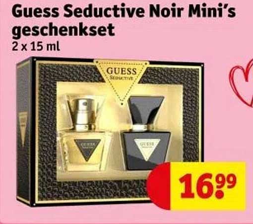 Guess Seductive Noir Mini’s Geschenkset aanbieding bij Kruidvat