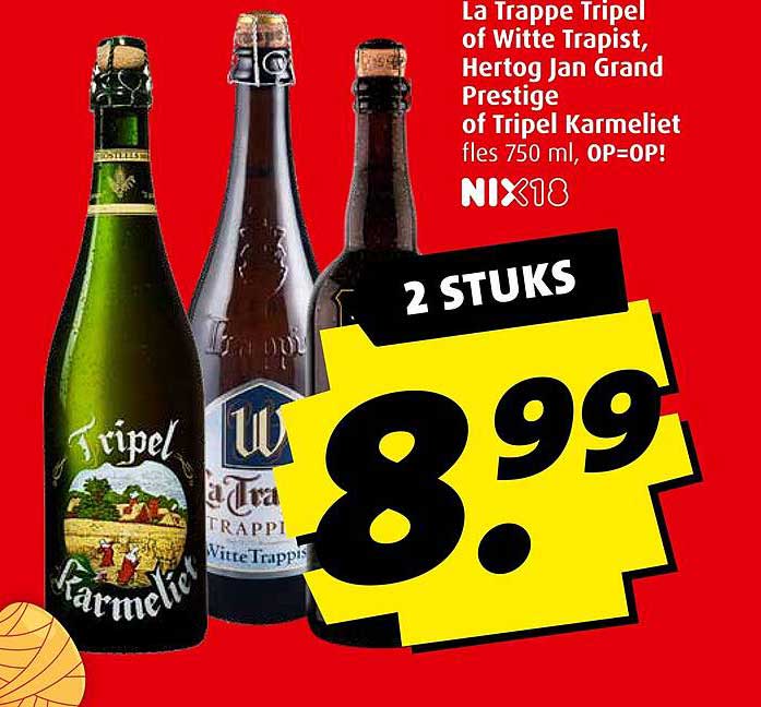 La Trappe Tripel Of Witte Trappist, Hertog Jan Grand Prestige Of Tripel ...