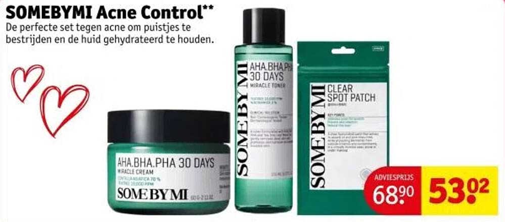 Somebymi Acne Control** aanbieding bij Kruidvat